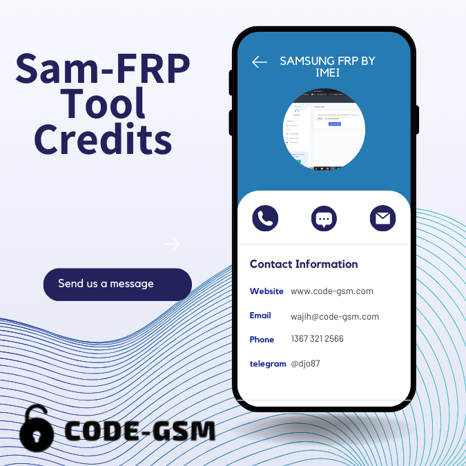SAM FRP PRO - Add credits Code-Gsm.com - GSM-Forum